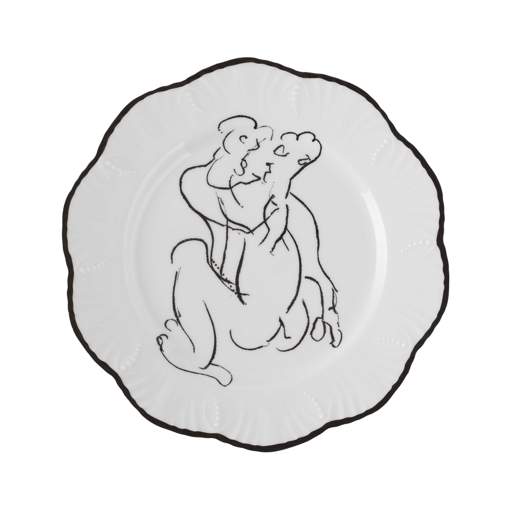 PINTO x Augusta - Set de 6 assiettes plates